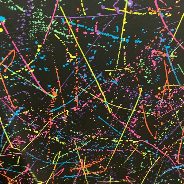 Paint Splatter Fabric - Etsy