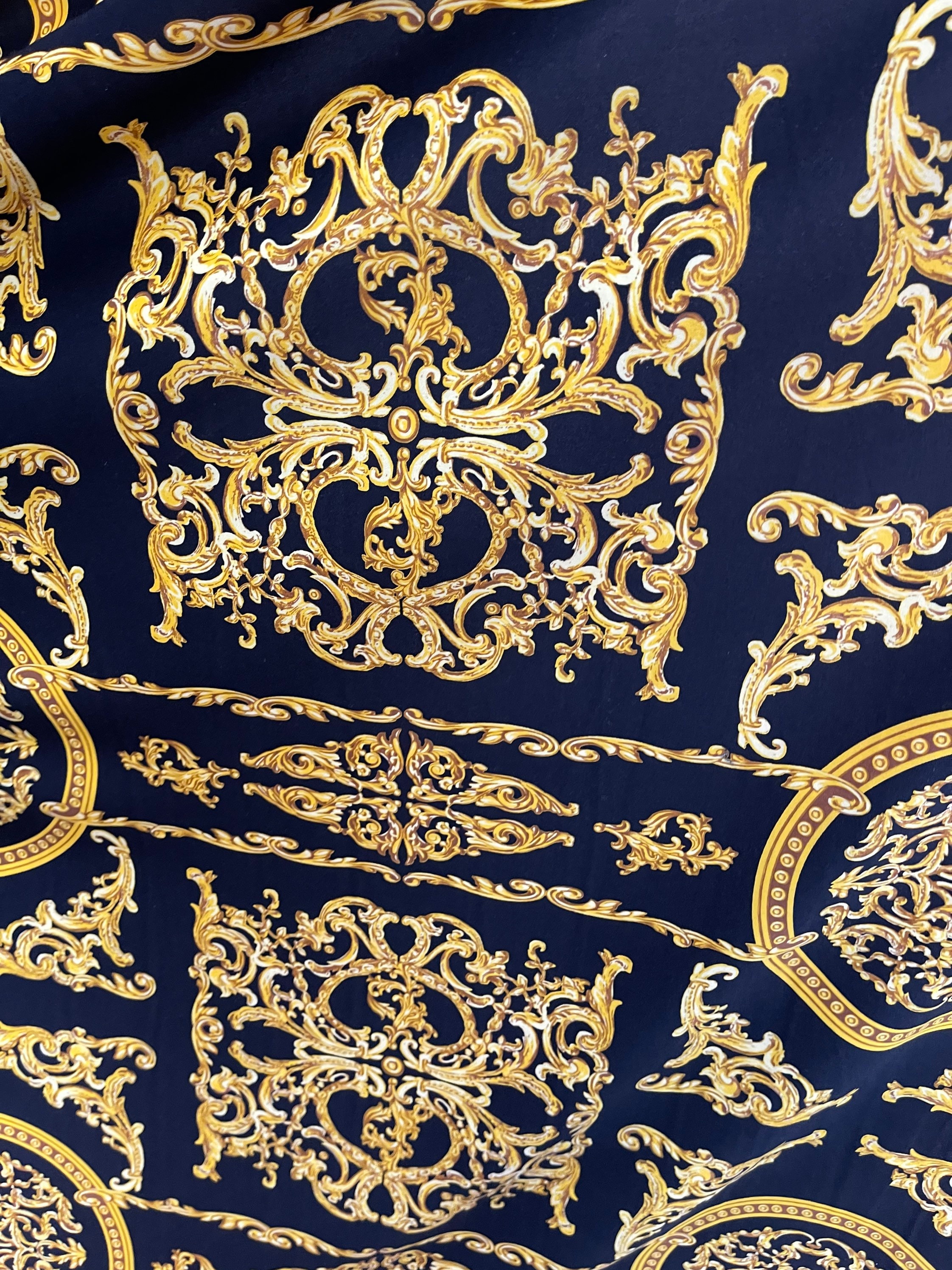 Brand design print on poly spandex 2-way stretch 58/60 Sold | Etsy