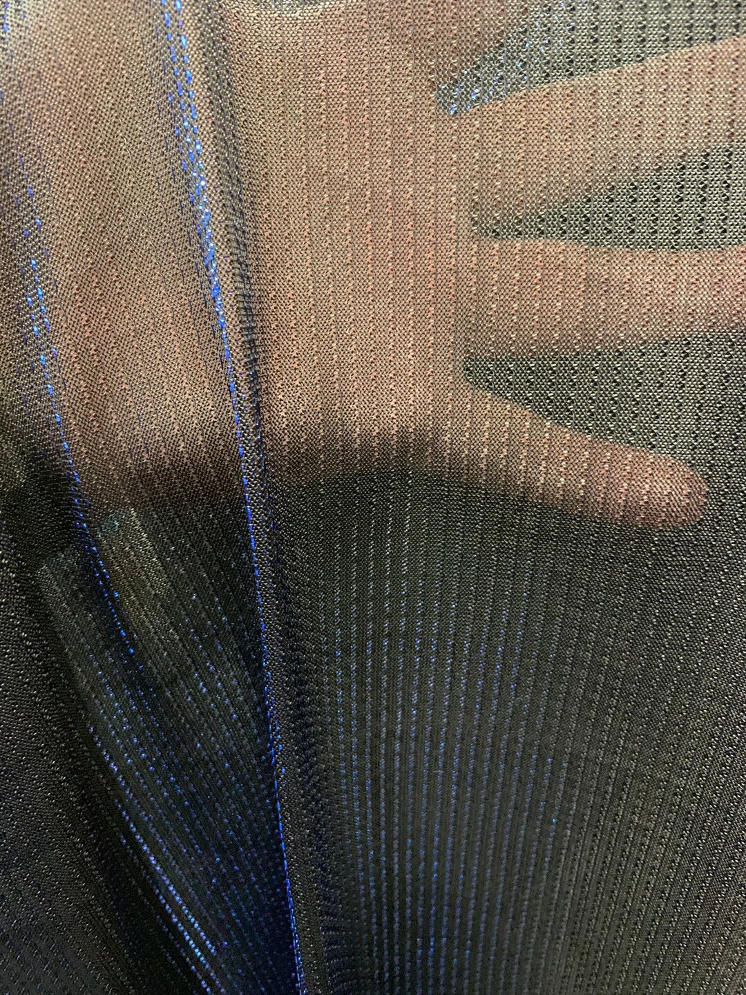 New Metallic Texture Mesh Two Tone Metallic 4way Stretch 58/60" Sold by ...