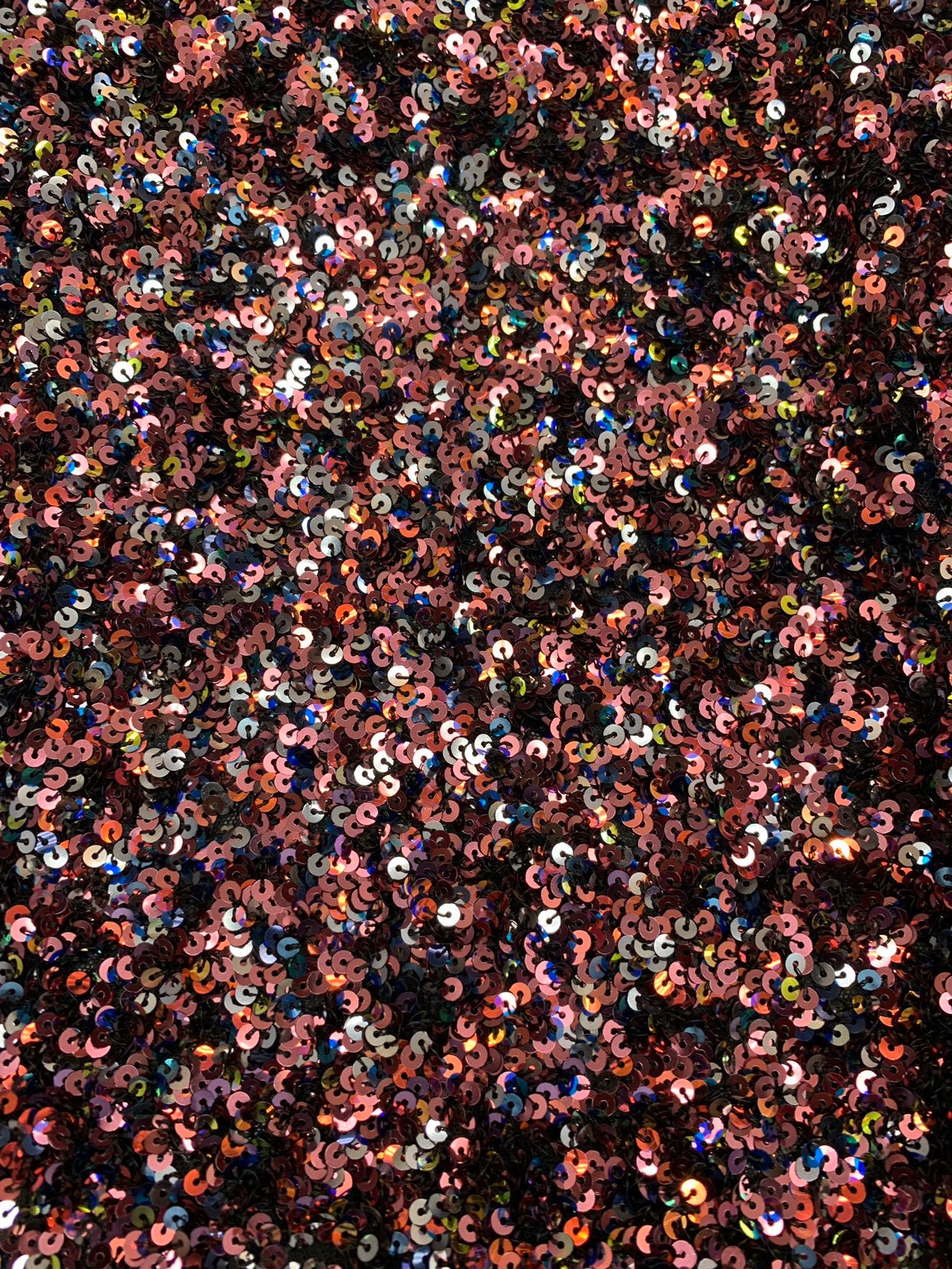 New multicolor sequins 5mm Shakira design on stretch mesh 4way | Etsy