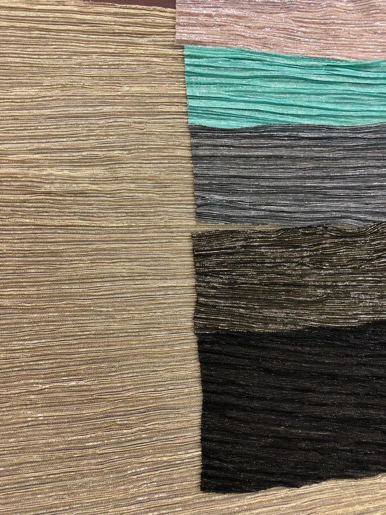 New Pleated metallic stretch mesh 4way stretch 58/60 | Etsy