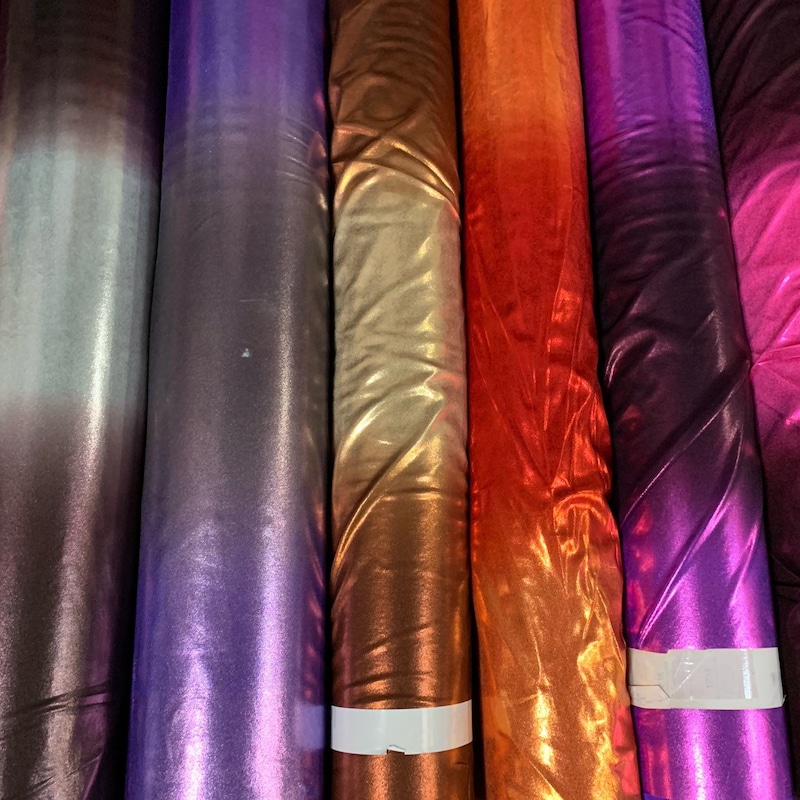 Ombre Metallic Fabric - Etsy