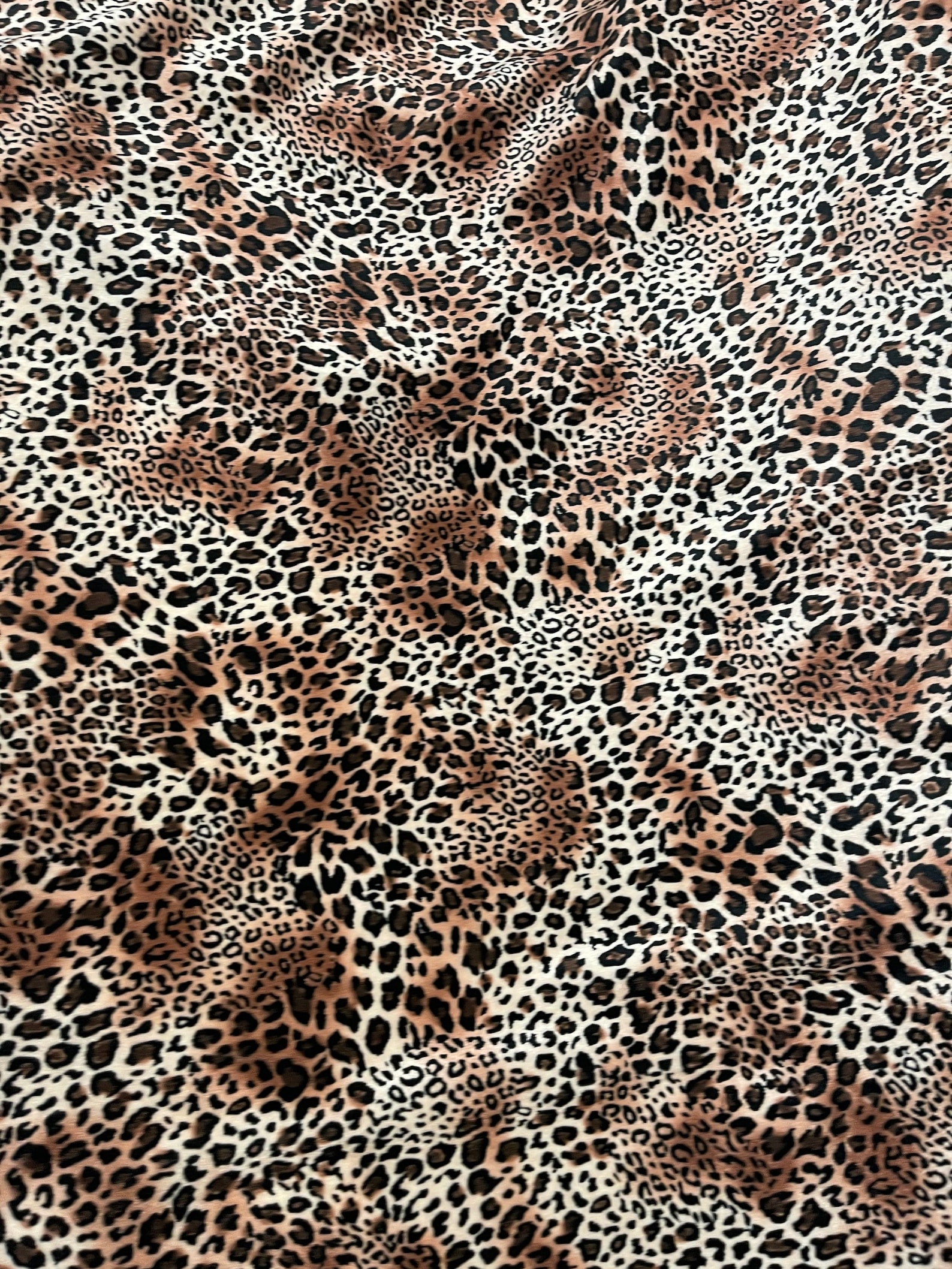 Cheetah Design Exotic Animal Print on Great Quality of Stretch Velvet 4 ...