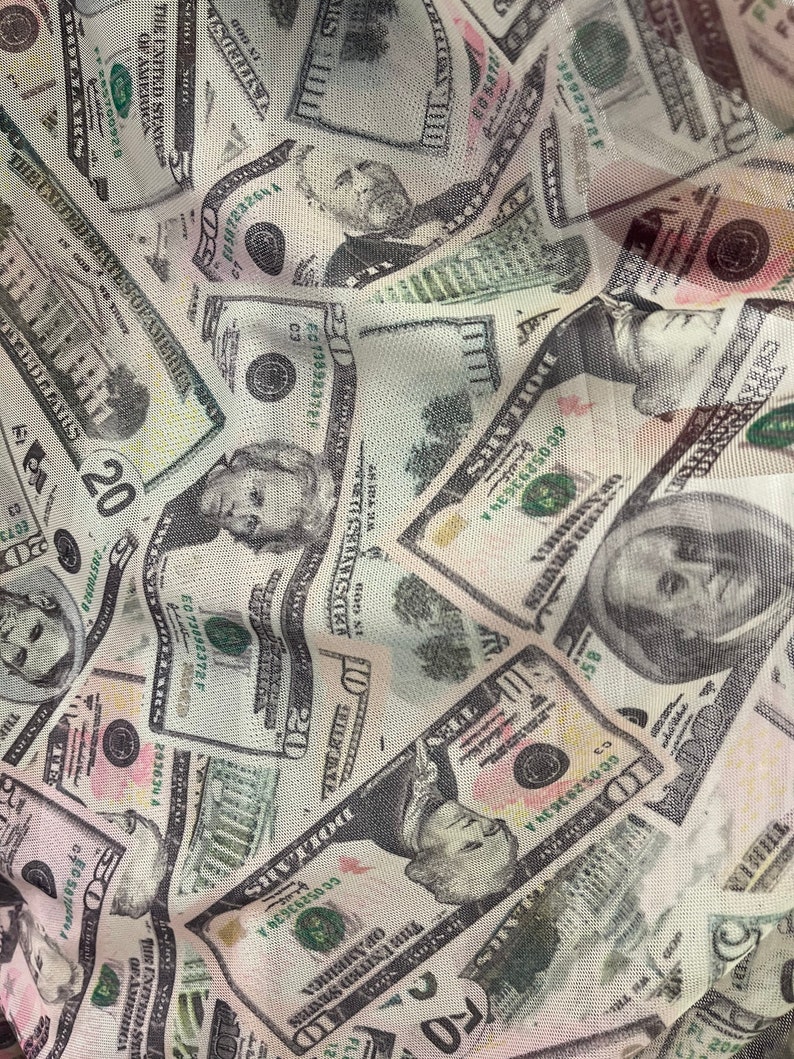 Money Design Multi Bills Print on Great Quality of Nylon Power - Etsy