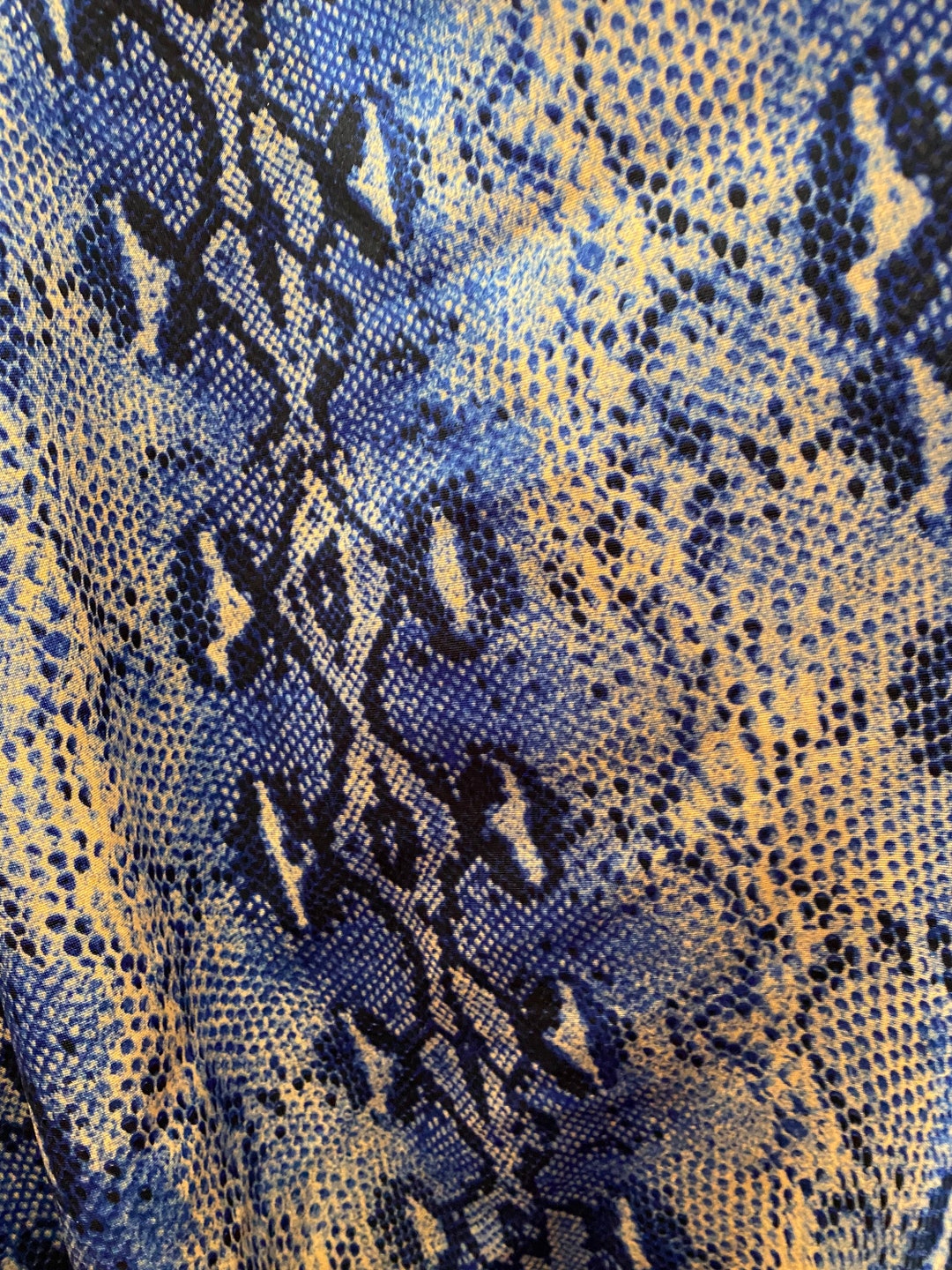 New Exotic Snake Design Print on Poly Techno 2-way Stretch Medium ...
