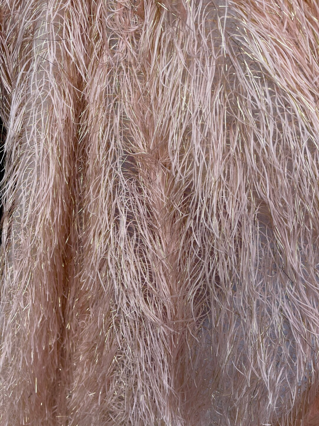 New Luxury Metallic Eyelash Design 55/57” Sold by the YD. Ships ...