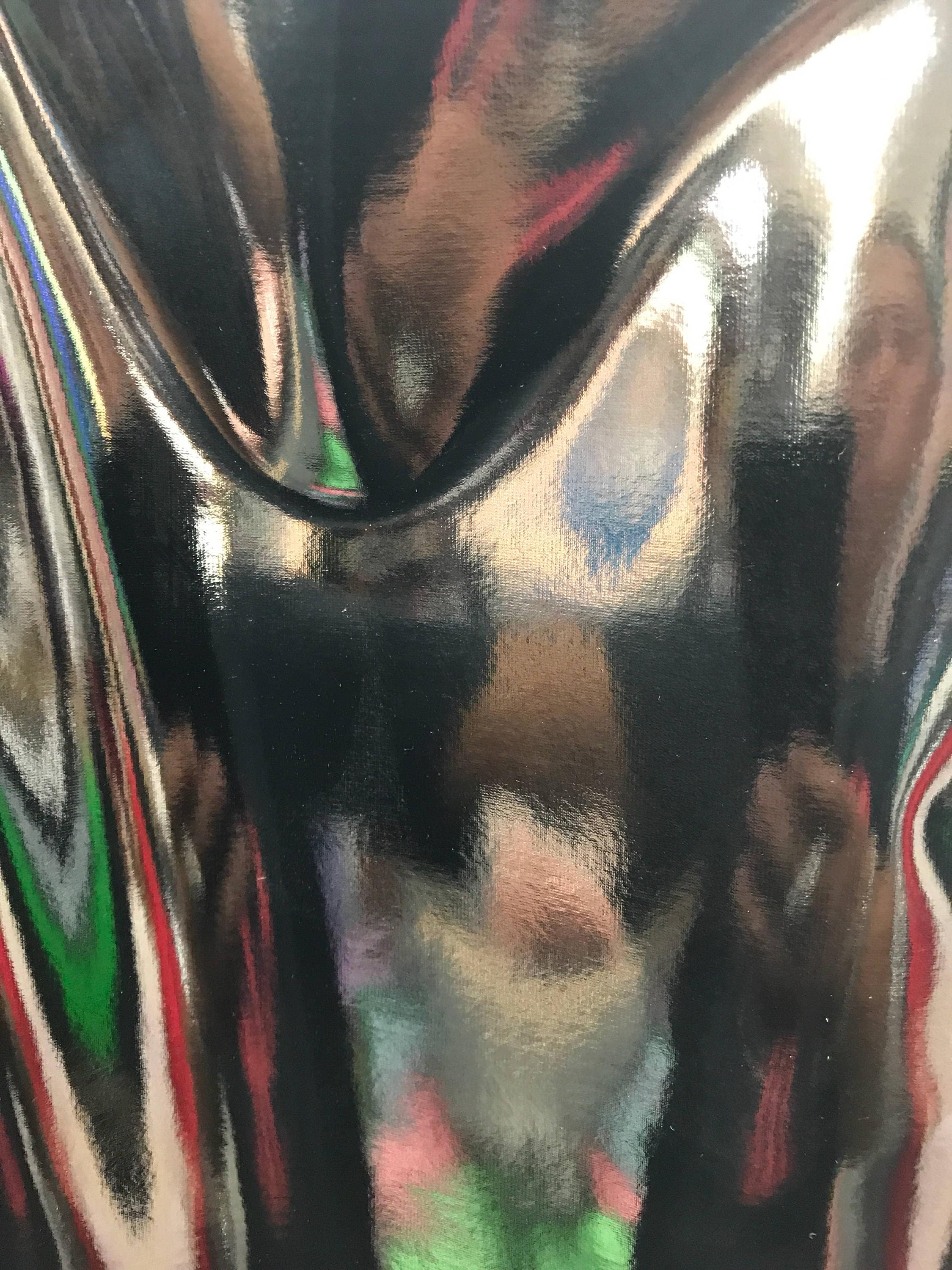 PVC Stretch Black Vinyl on Nylon Spandex 4way Stretch - Etsy