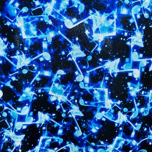 New Magic Music Notes Design Print on Best Quality of Nylon Spandex ...
