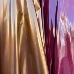 Látex New Colors in Stock Shiny Vinyl 4-way Stretch 58/60” Sold by the ...
