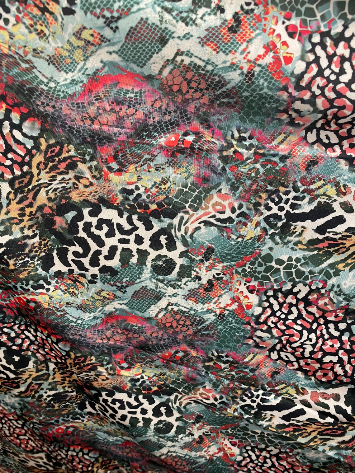 New Exotic Animal Print Design Great Quality of Nylon Spandex 4-way ...