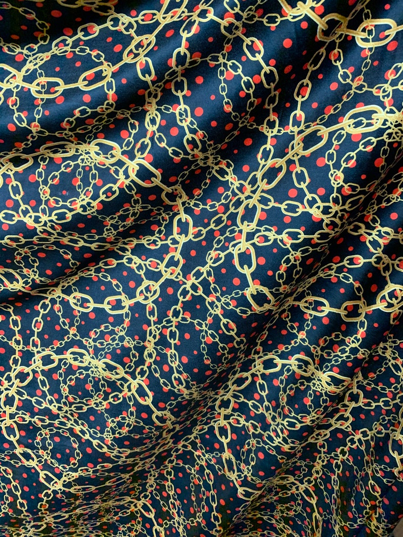 New Luxury Velvet With Chain & Dots Design Black/gold Chains - Etsy