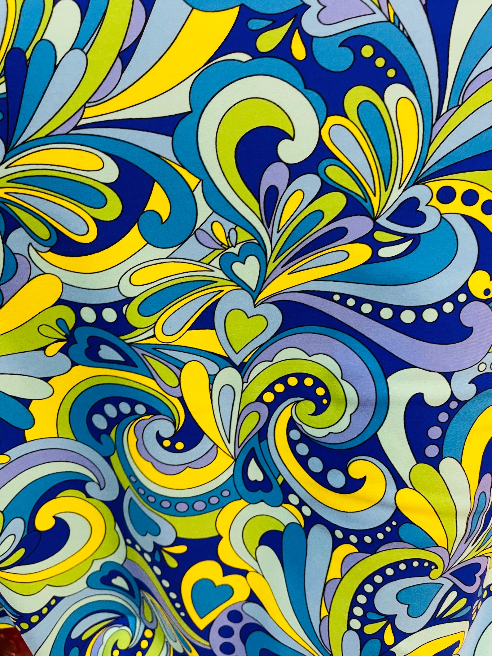 New Abstract Design Print on Great Quality of Nylon Spandex 4-way ...