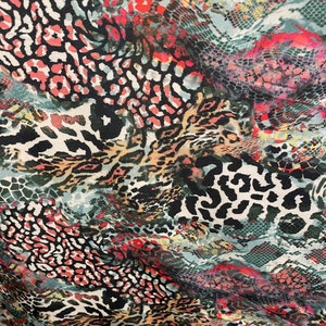 New Exotic Animal Print Design Great Quality of Nylon Spandex 4-way ...