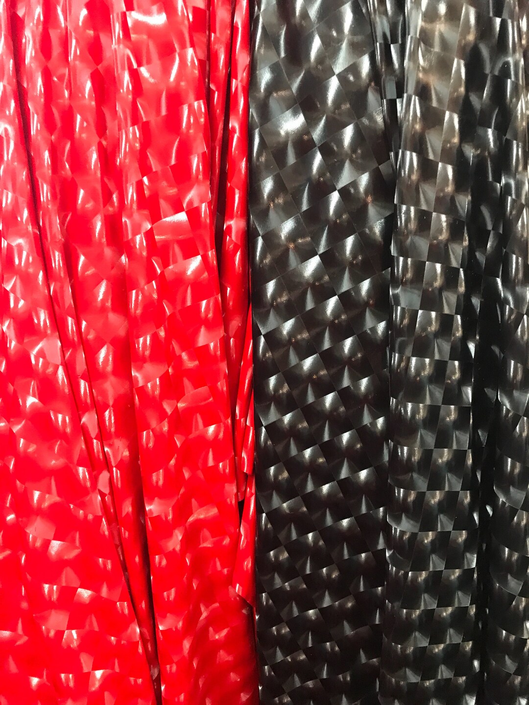 3D Vinyl Black and Red 2way Stretch Pvc 58/60" Sold by the YD. Ships ...