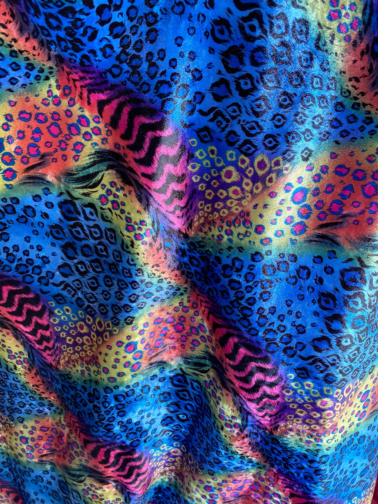 New Exotic multi animal print design multicolor print on | Etsy