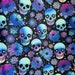 New Skull Design Black/multicolor Print on Great Quality of Nylon ...