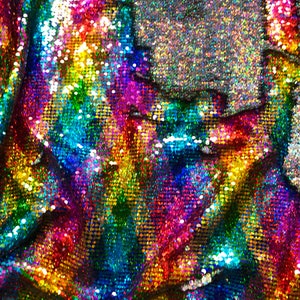 New Rainbow Sequins Mermaid Reversible Sequins Rainbow/silver on ...