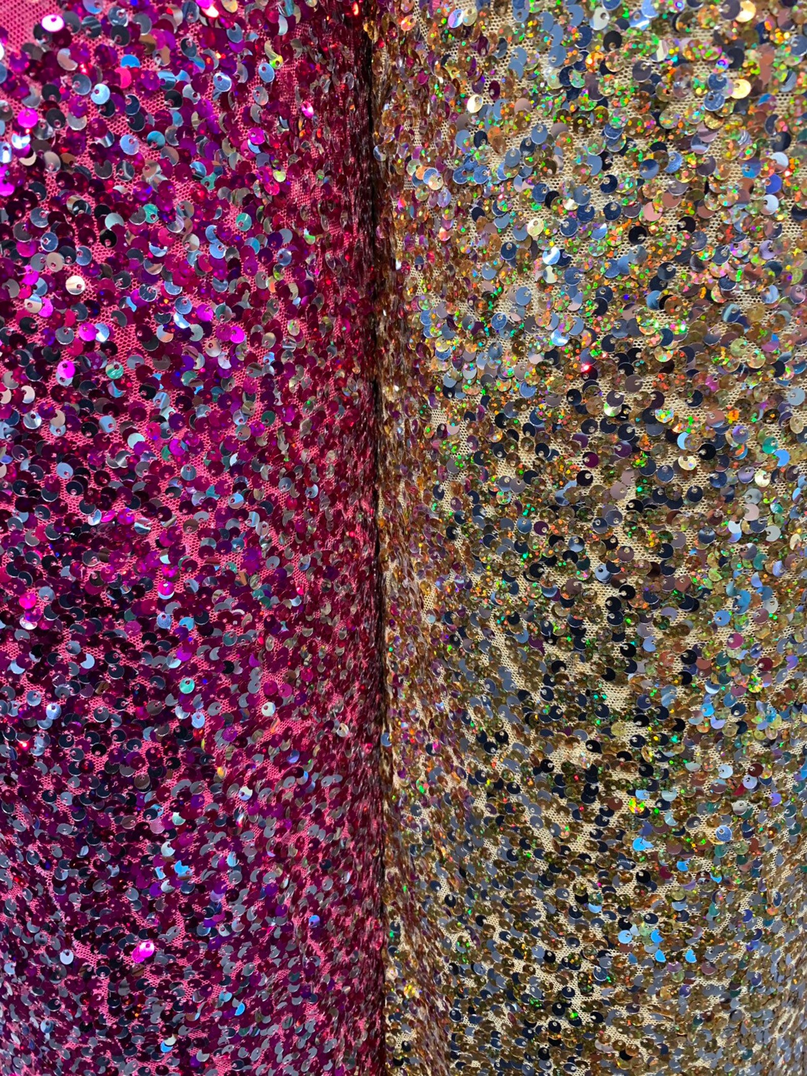 New Hologram Iridescent Sequins Rain Drop Sequins on Stretch - Etsy