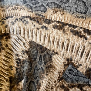 New Snake Design Print on Poly Spandex 2-way Stretch Medium Weight 58/ ...