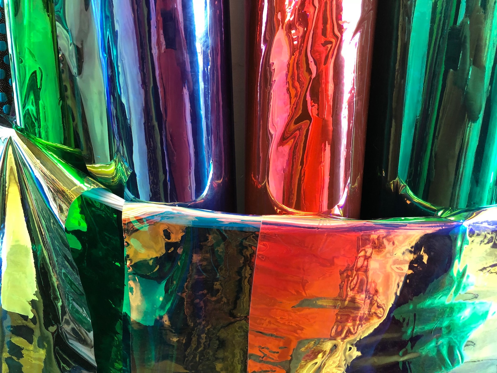 Iridescent Clear/reflective/new Illusion Non-stretch Vinyl - Etsy