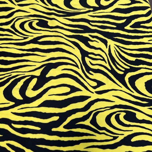Yellow Zebra Print - Etsy