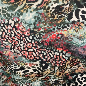 New Exotic Animal Print Design Great Quality of Nylon Spandex 4-way ...