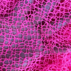 Spiderweb Neon Pink Fishnet Nylon Spandex 4-way Stretch 58/60 High ...