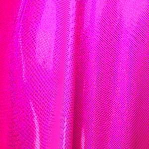 Hologram Metallic Dots Hot Pink Fushia Nylon Spandex 4way Stretch 58/60 ...