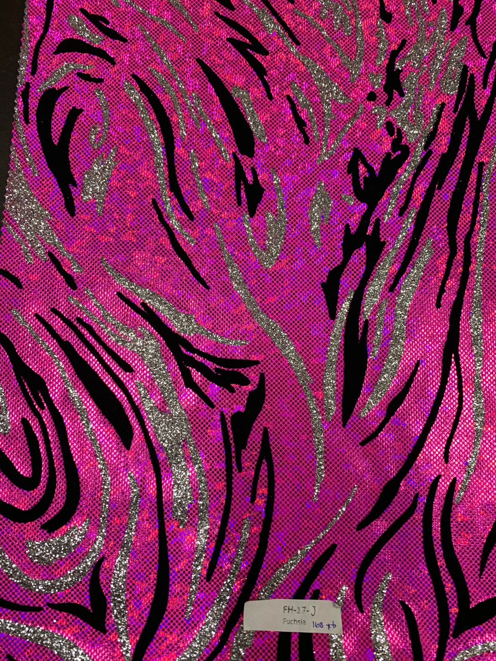 New Shatter Glass Modern Swirl Design With Silver Glitter and | Etsy