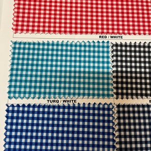 Gingham Design Small Size Printed on Best Quality of Nylon Spandex 4 ...
