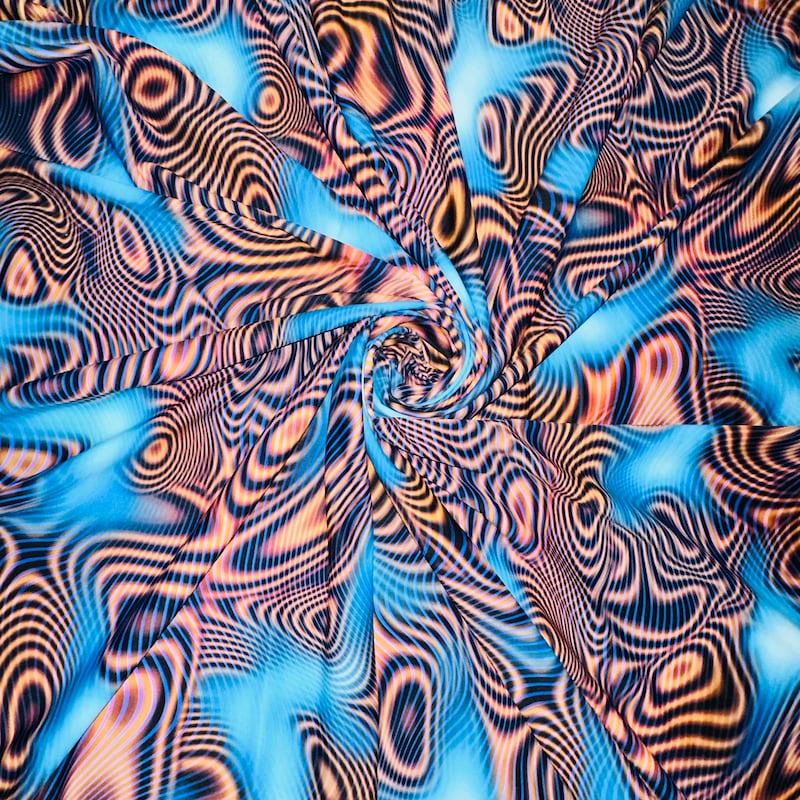 Trippy Fabric - Etsy