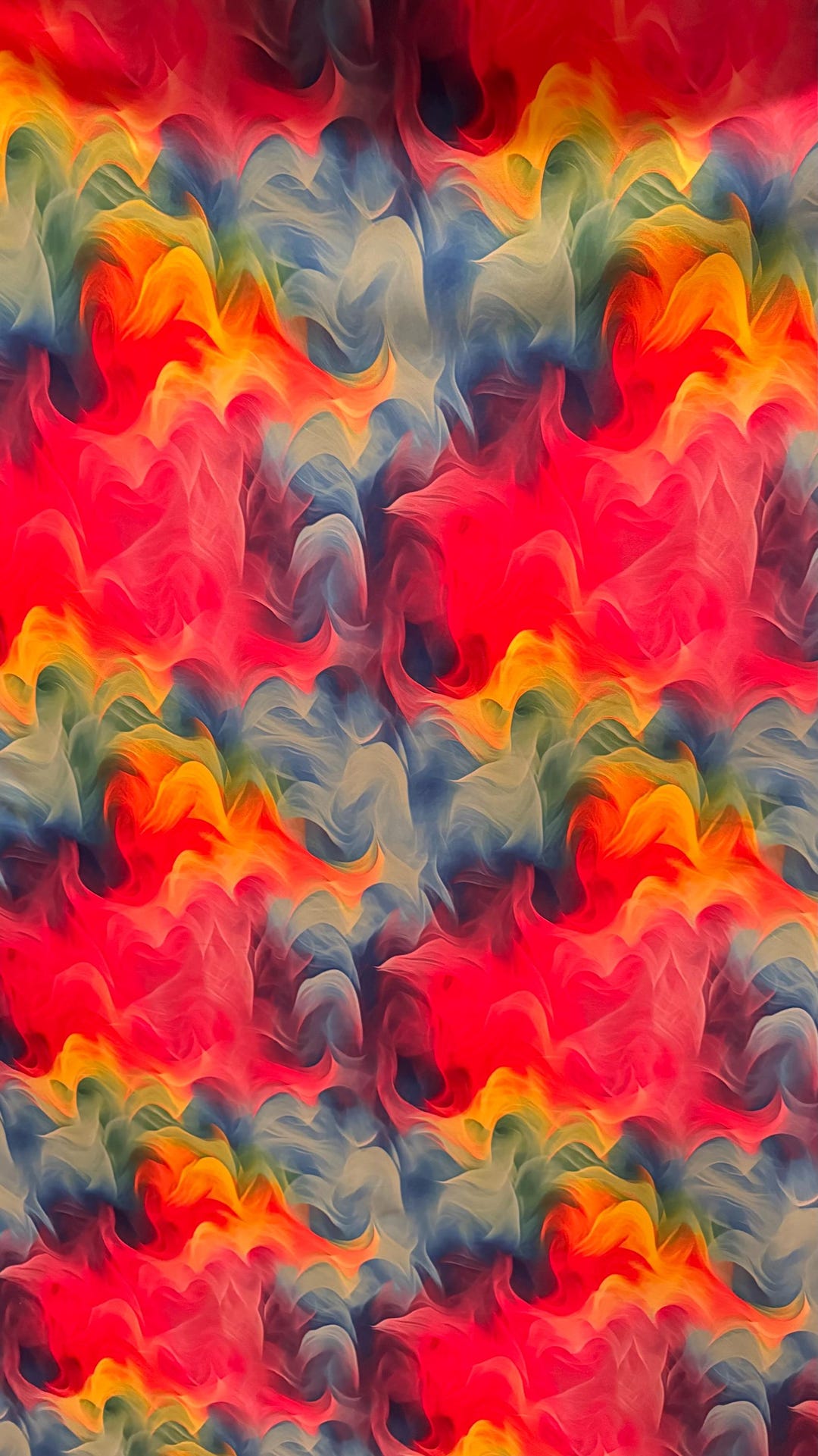 New Abstract Supernova Rainbow Color Print on Best Quality of Nylon ...