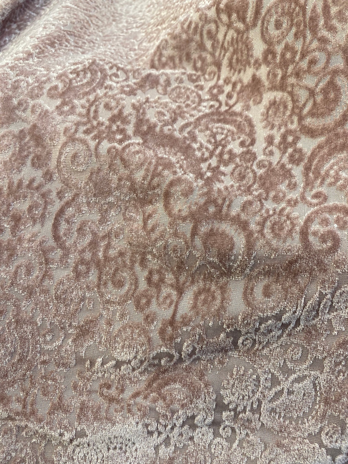 New Burnout Velvet Modern Design 4-way Stretch 58/60 Sold by - Etsy