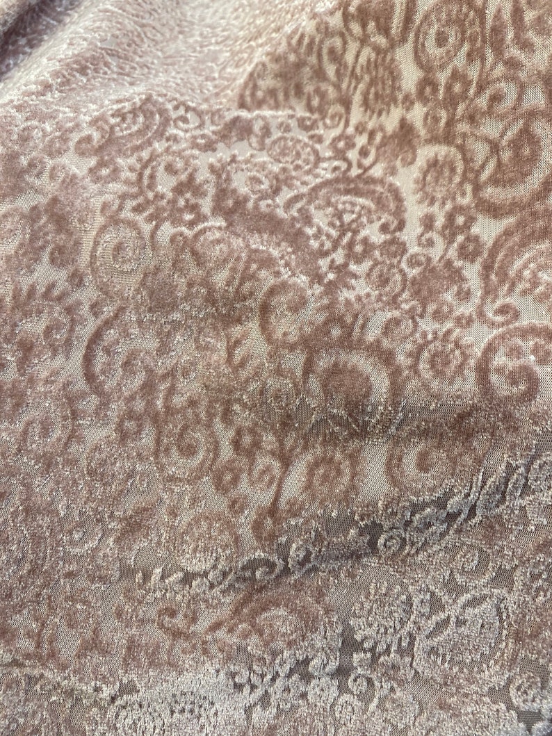 New Burnout Velvet Modern Design 4-way Stretch 58/60 Sold by - Etsy