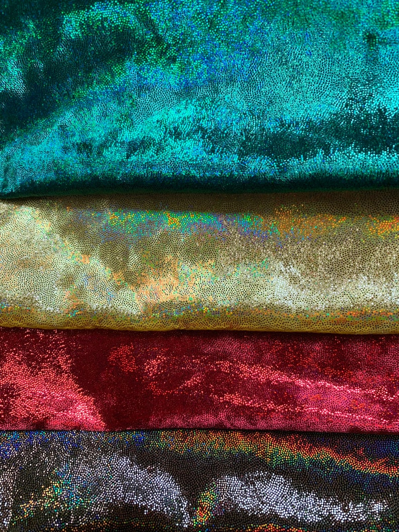 New heavy velvet with iridescent foggy foil mystique 4way | Etsy