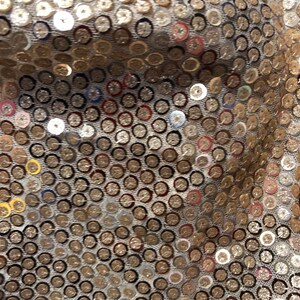 New Diamond Sequins Holo 3mm Embossed on Stretch Mesh 2way 50/52" Sold ...