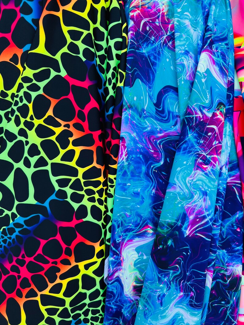 New Modern Designs Multi Prints on Best Quality of Nylon Spandex 4-way ...