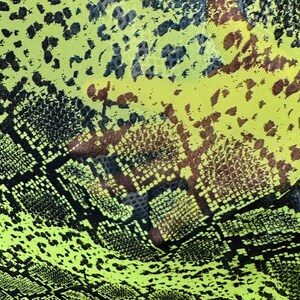 Exotic Boa Snake Design Print on Great Quality of Power Mesh 4-way ...