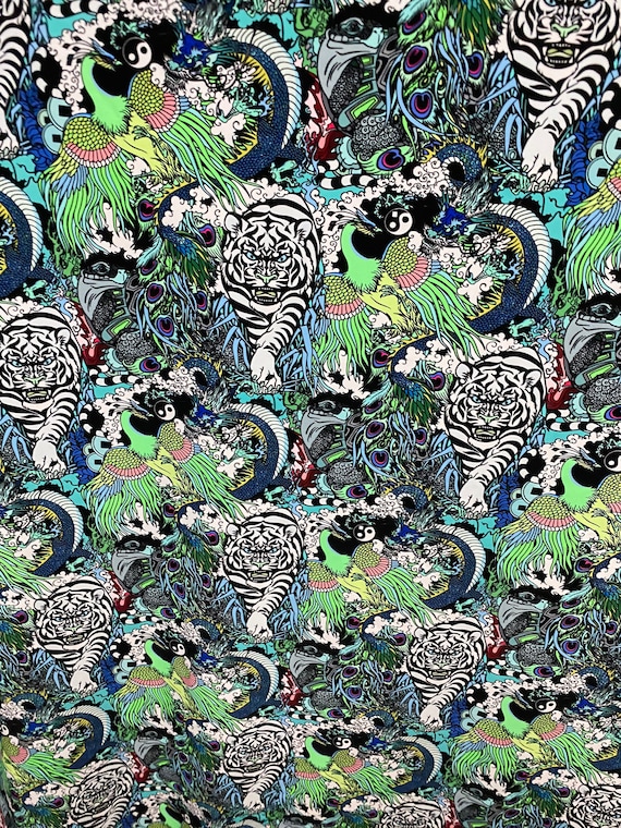 New Exotic Multi Animal Print Design Print on Best Quality of - Etsy