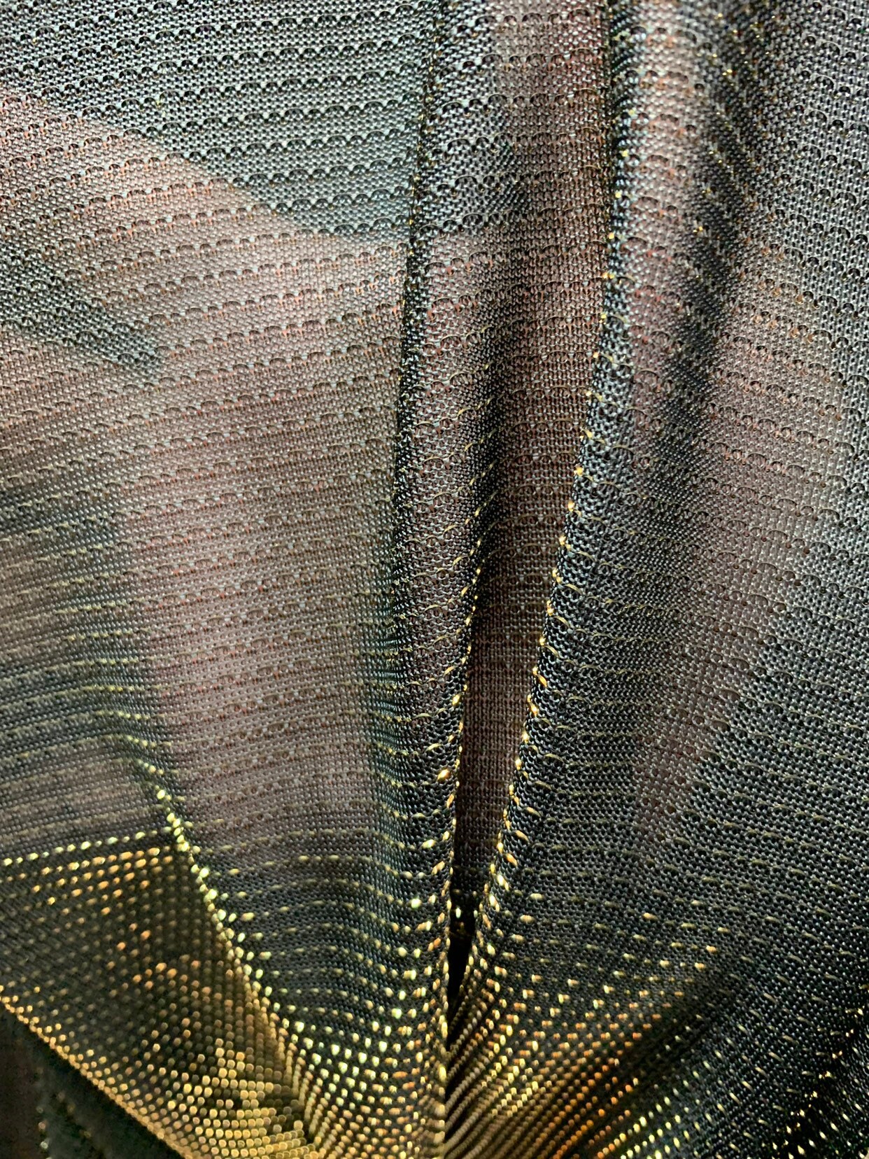 New Metallic Texture Mesh Two Tone Metallic 4way Stretch 58/60" Sold by ...