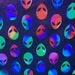 Mars Alien Design Uv Light It Glows in the Dark With Black Light Best ...