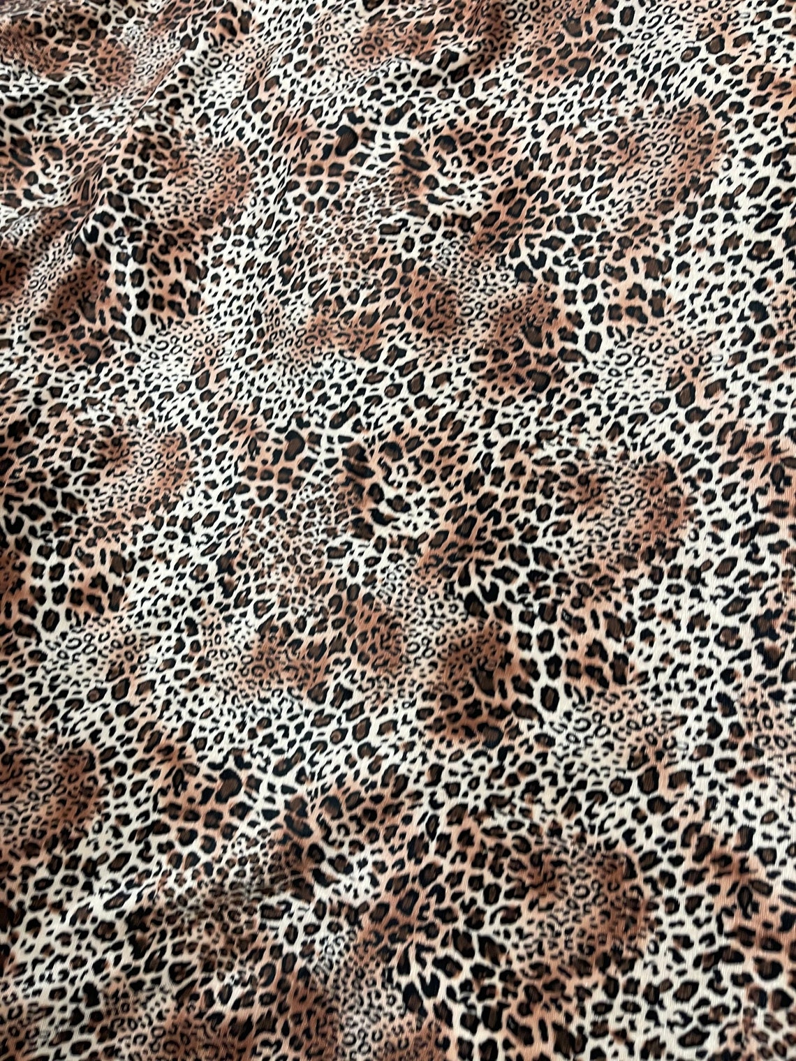 Cheetah Design Exotic Animal Print on Great Quality of Stretch Velvet 4 ...