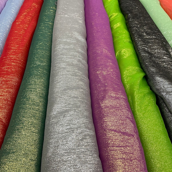 Silver Metallic Silk - Etsy