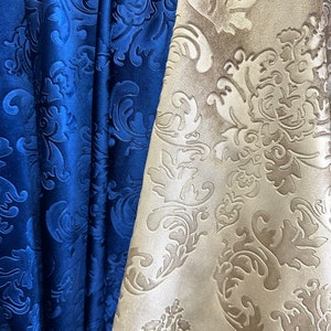 Italian Design Embossed Luxury Velvet Non Stretch High Quality Fabric ...