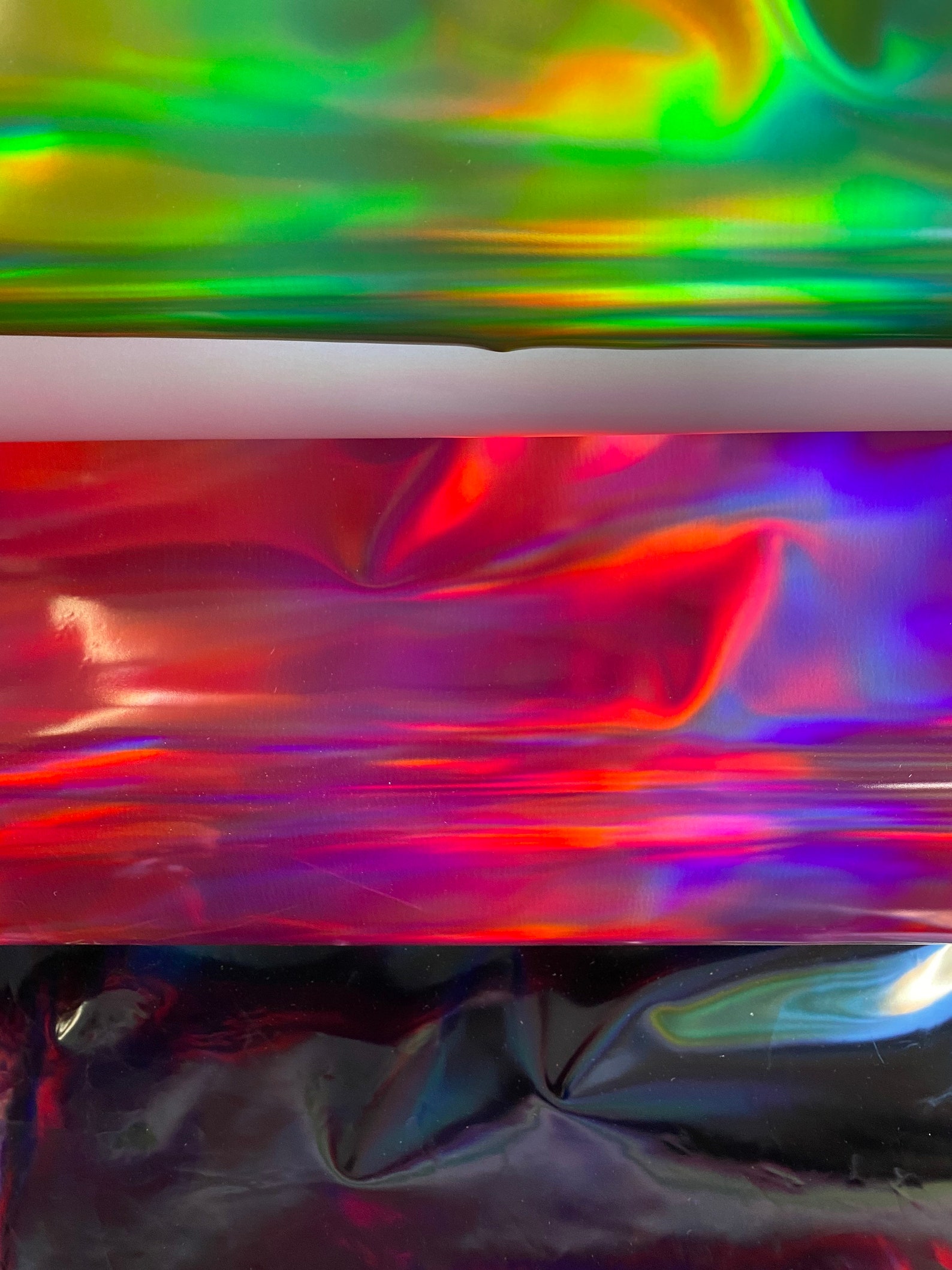 New Luxury Iridescent Vinyl Medium Weight 2-way Stretch - Etsy