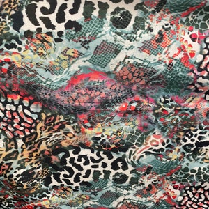 New Exotic Animal Print Design Great Quality of Nylon Spandex 4-way ...