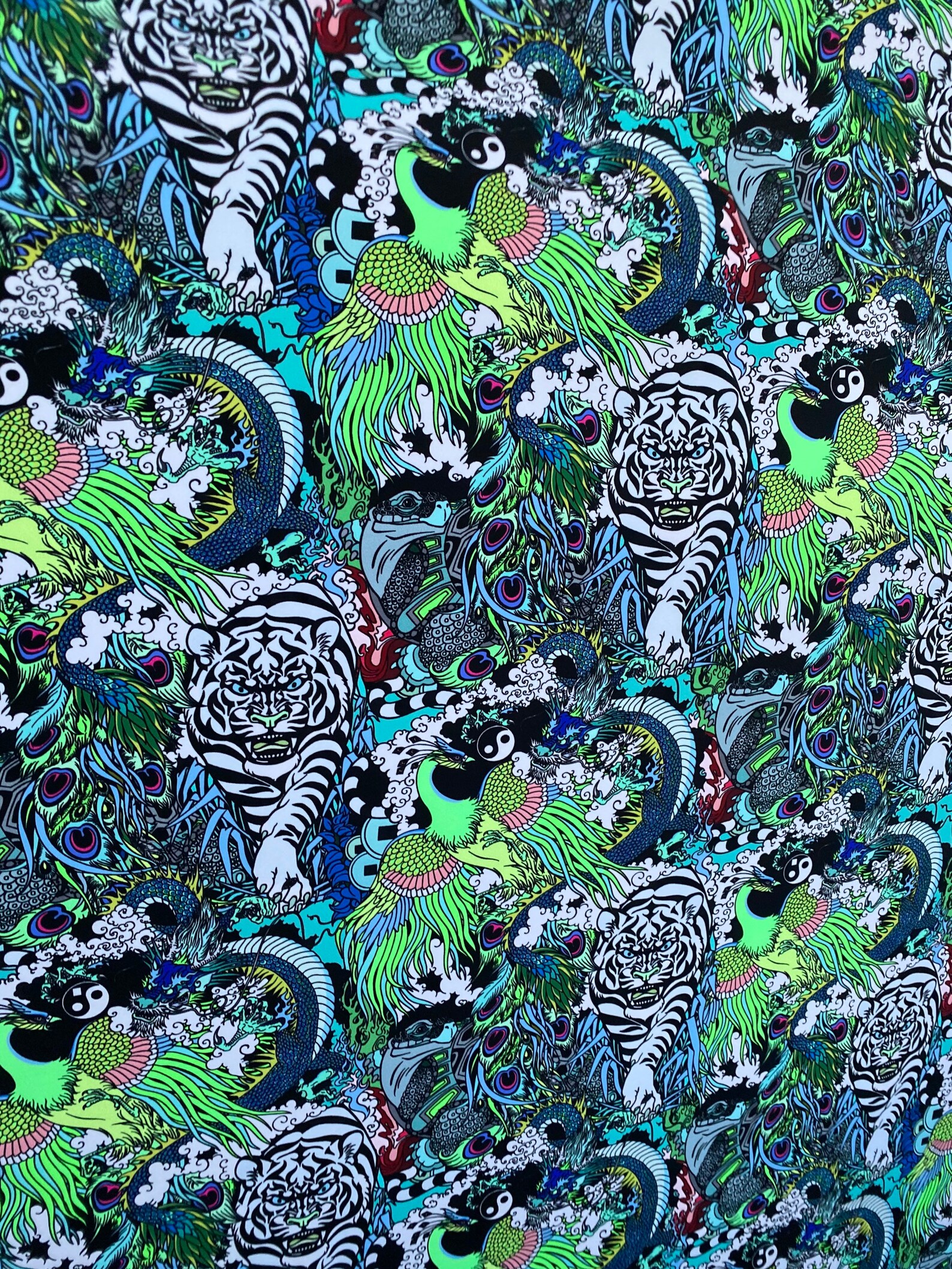 New Exotic Tiger Design With Multi Animal Print on Best Quality of ...