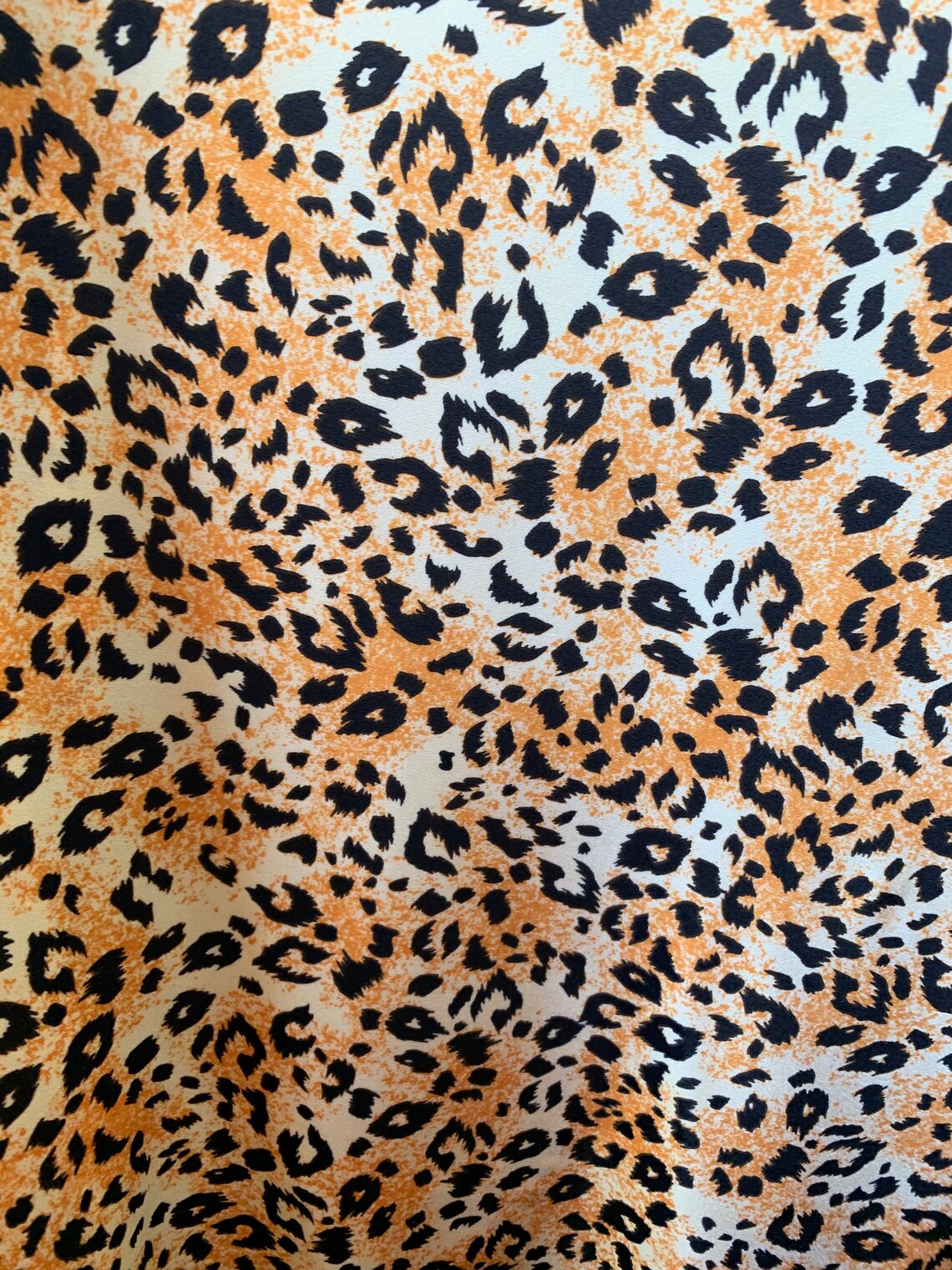 Cheetah Design Animal Print on Nylon Spandex 4way Stretch 58/60" Sold ...