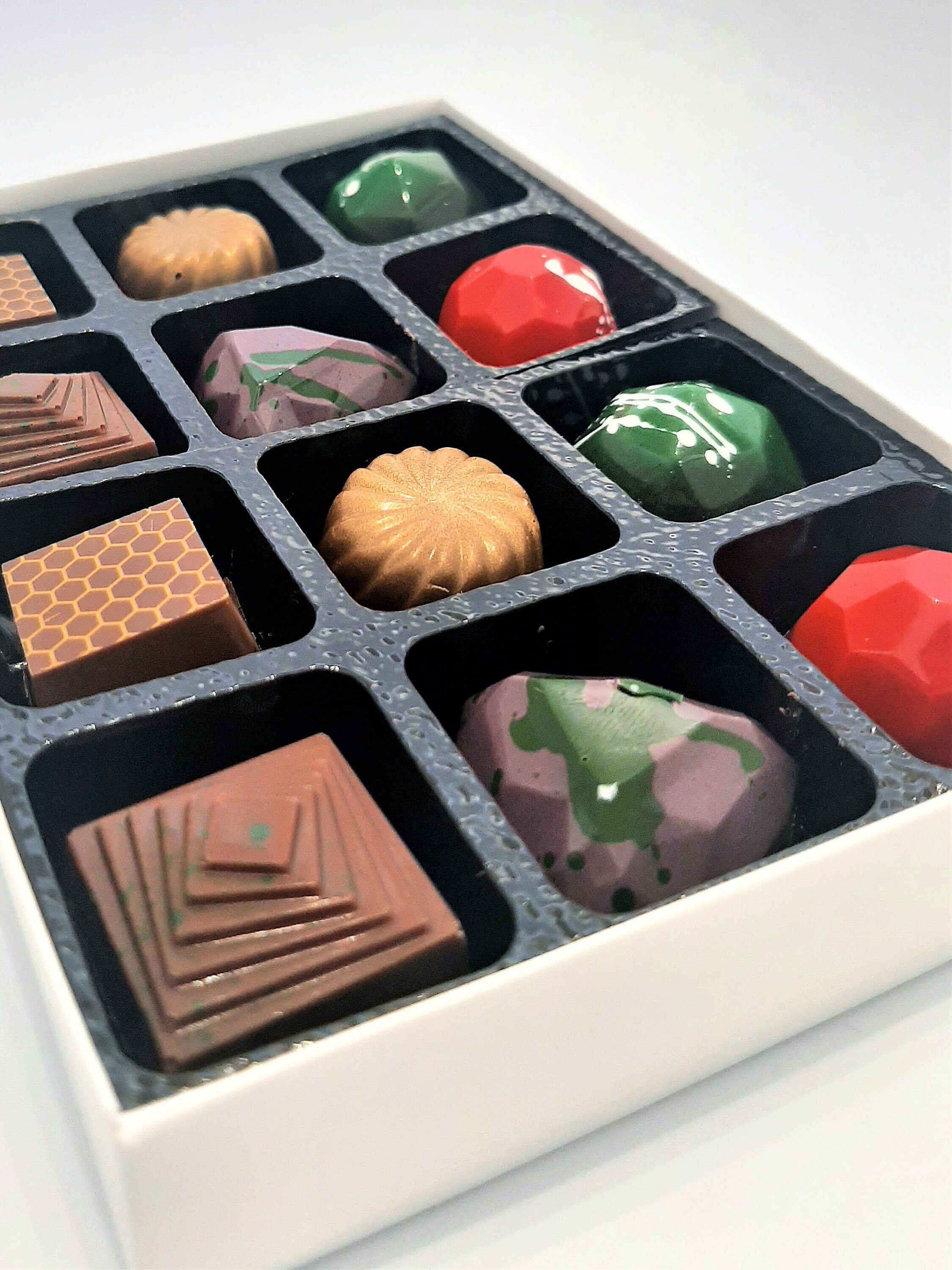 Mixed Box of Handmade Artisan Chocolates - Etsy UK