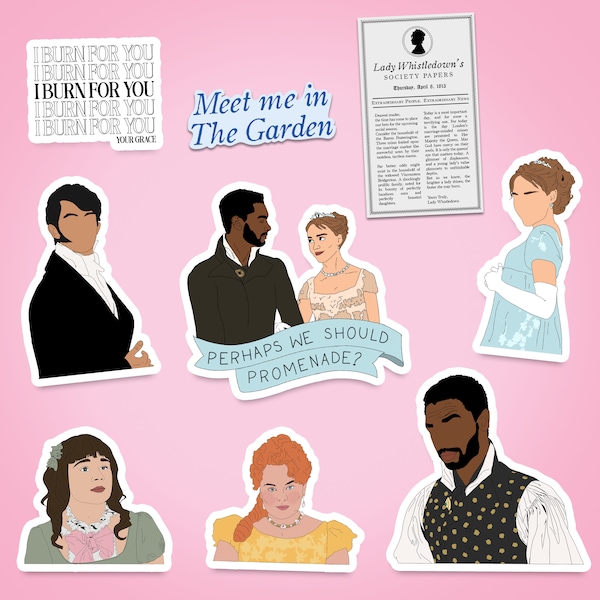 Bridgerton Stickers - Etsy